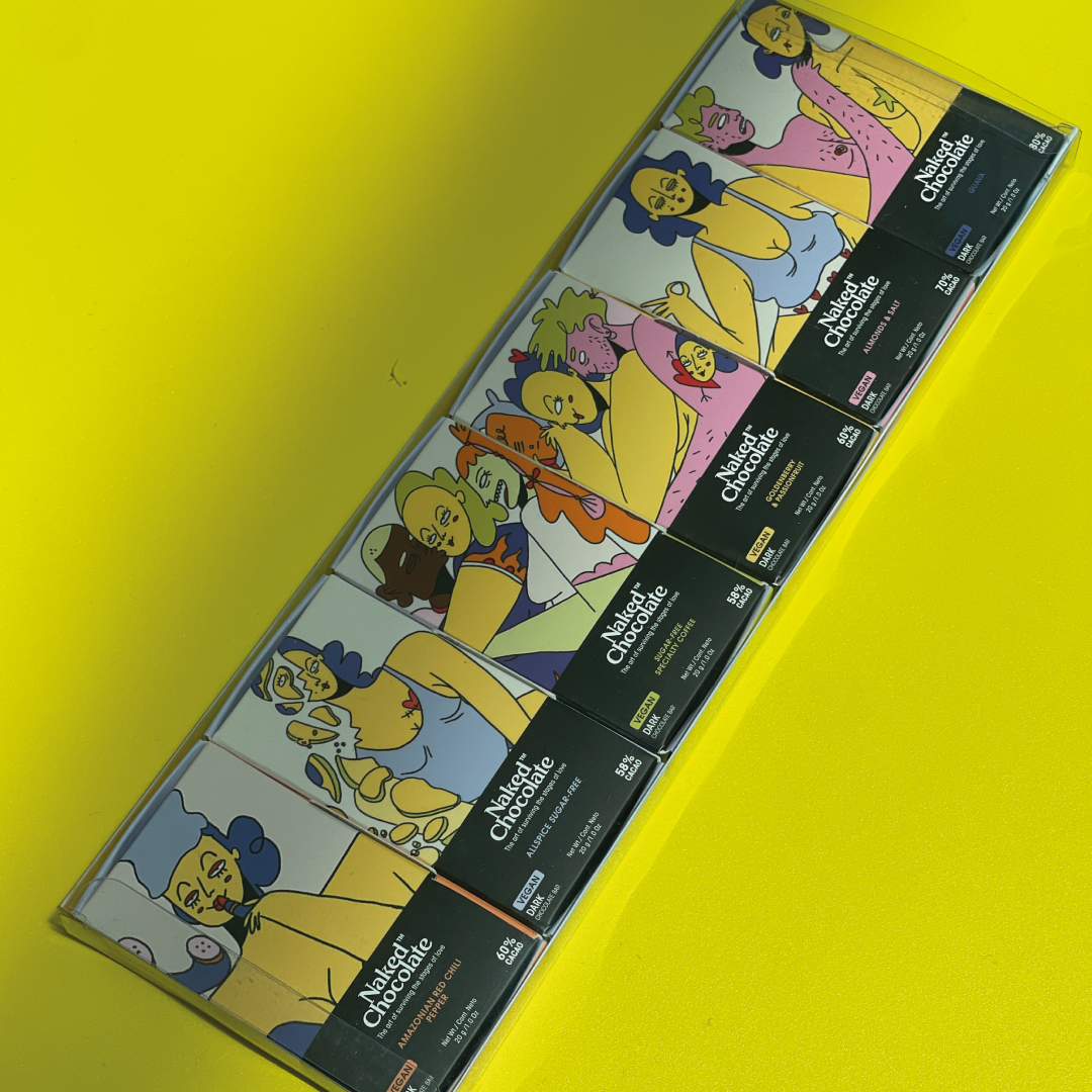MINI SIX PACK COLLECTION | Naked Chocolate Company